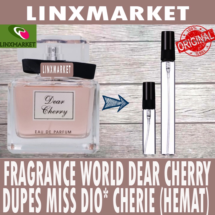 Jual FRAGRANCE WORLD DEAR CHERRY EDP WOMEN (DUPES MISS DIO* CHERIE ...