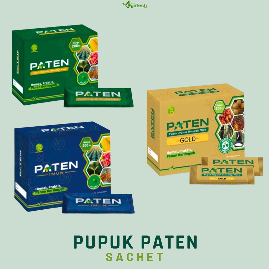 Jual PUPUK PATEN GOLD / PATAN / IMUN ORGANIK TEKNOLOGI NANO SACHET ...
