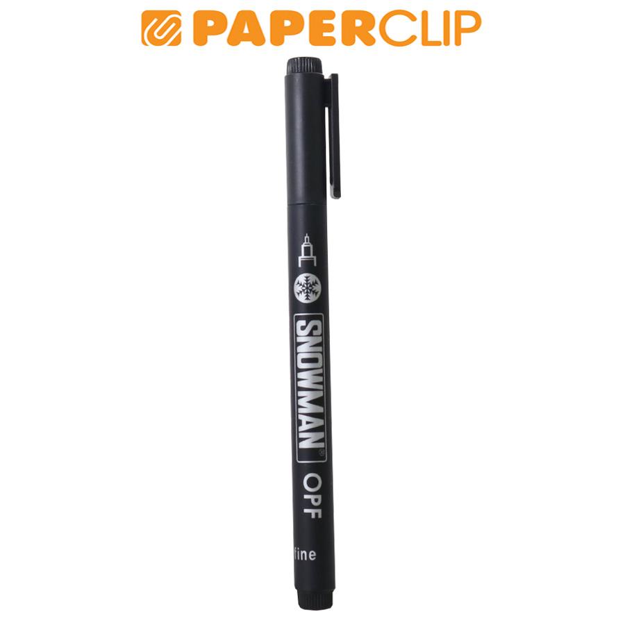 Jual PULPEN / PEN OHP SNOWMAN OPF PERMANENT BLACK | Shopee Indonesia