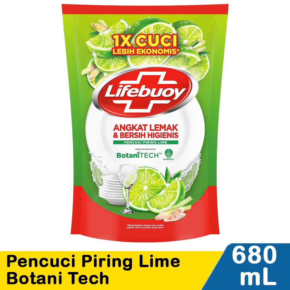 Jual Lifebuoy Pencuci Piring BotaniTech Refiil 680 Ml | Shopee Indonesia