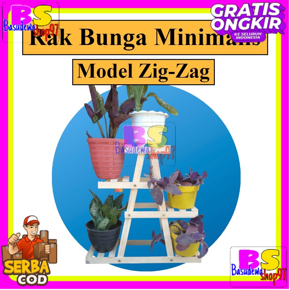 Jual PROMO !! Rak bunga susun minimalis bentuk ZIG-ZAG/ STANDING POT ... Jual PROMO !! Rak bunga susun minimalis bentuk ZIG-ZAG/ STANDING POT ...