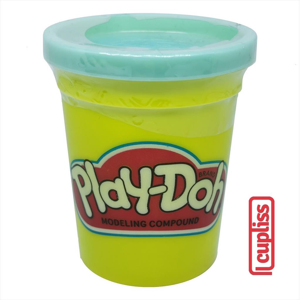Jual Play Doh Dough Can 4 OZ Light Blue Green 112 Gr PlayDoh Single Tub ...
