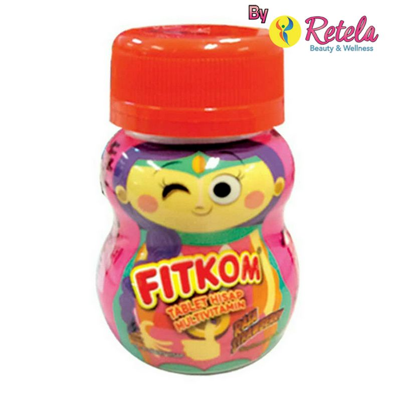 Jual FITKOM STRAWBERRY 1 BOTOL 21 TABLET | Shopee Indonesia