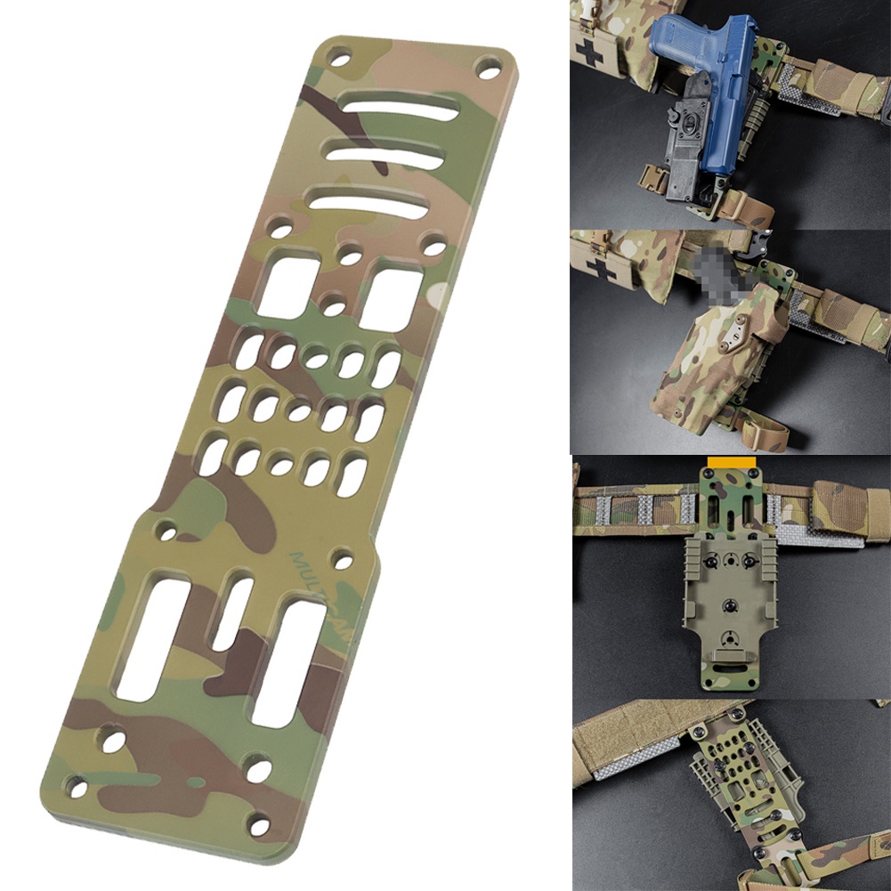Jual Tactical Modular Holster Adapter Plate Adjustable Mid-ride Holster ...