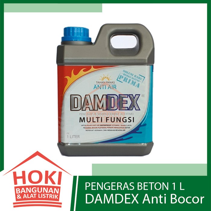 Jual PENGERAS BETON ANTI BOCOR DAMDEX 1L - Obat Cor Semen Waterproofing ...
