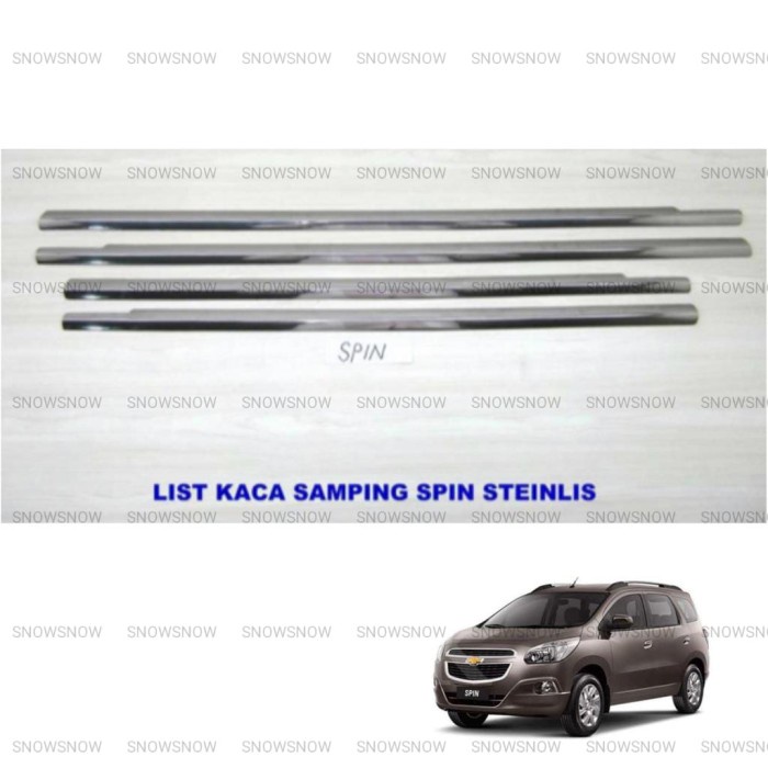 Jual List Kaca Samping Chevrolet Spin Full Stainless | Shopee Indonesia