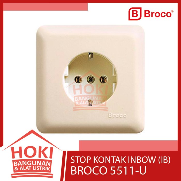 Jual STOP KONTAK IB ARDE BROCO New Gee 5511 U - Colokan Tanam Inbow ...