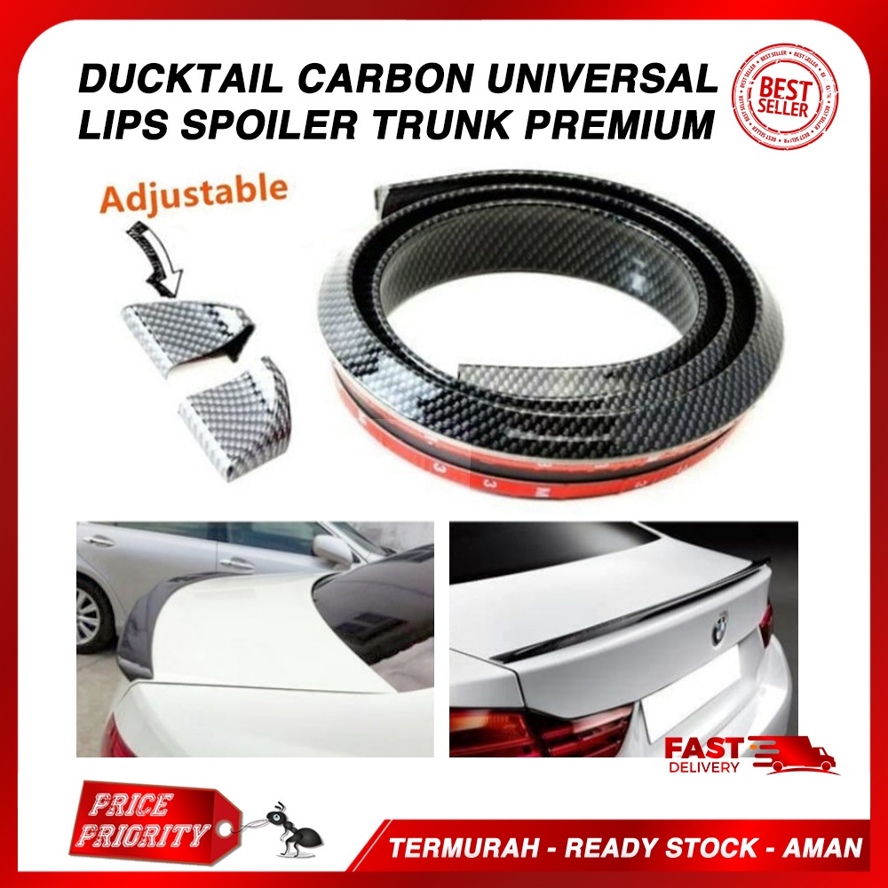 Jual Ducktail Spoiler Carbon / Lips Spoiler Carbon Karbon UNIVERSAL ...