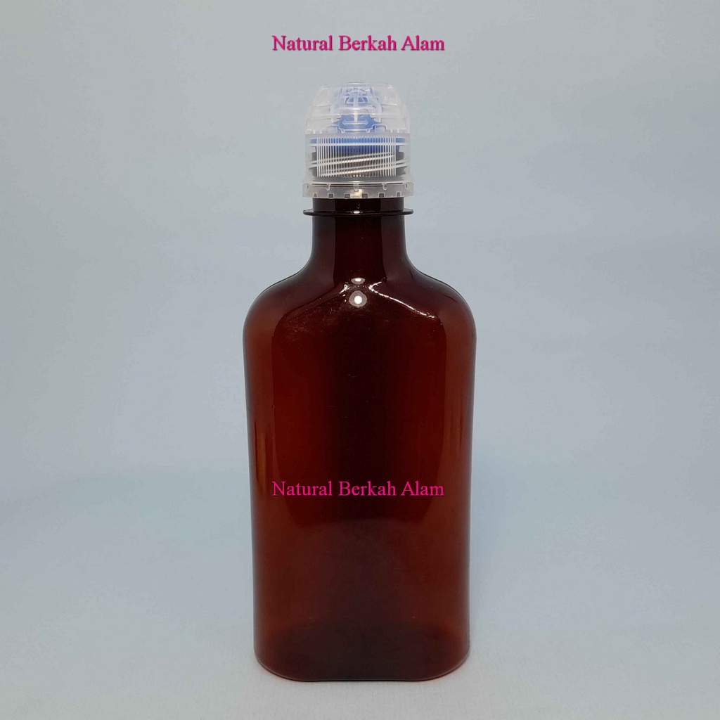 Jual Botol Plastik Gepeng 330 Ml Coklat Transparan Tutup Aqua Exlusive ...