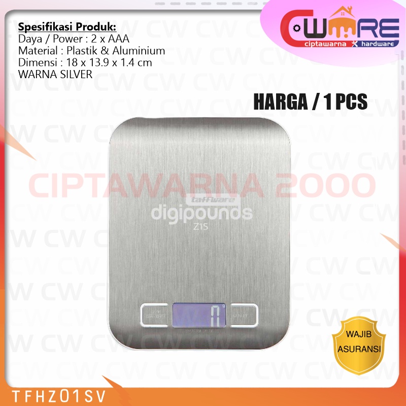 Jual Timbangan Dapur Cat Kue Digital Stainless 5 Kg / 1G - BDB | Shopee Indonesia