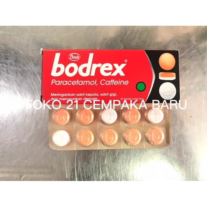Jual Obat BODREX 1 BOX @ 2 STRIP | Paracetamol Sakit Kepala Gigi Demam ...