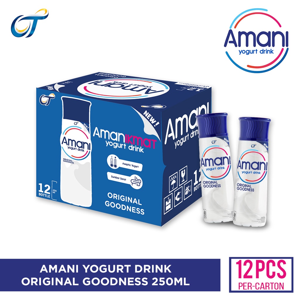 Jual Bundle - AMANI Yogurt Drink Original Goodness (12 Btl) | Shopee Indonesia