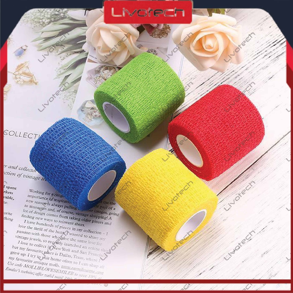 Jual WRIST TAPING / FINGER TAPE 5cm x 4.5m Self Adhesive Bandage ...