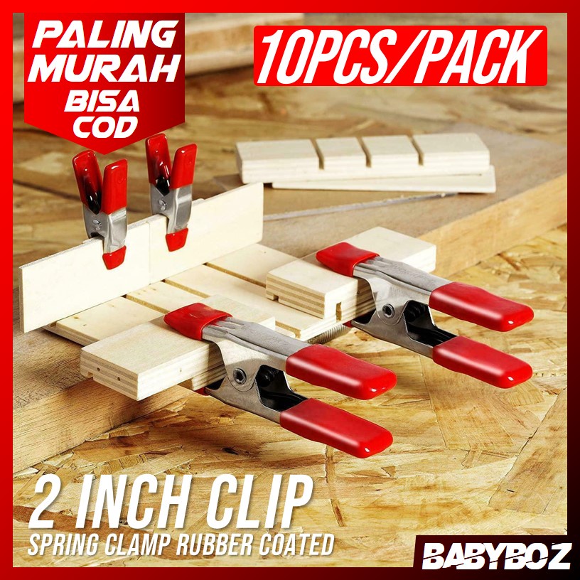 Jual BABYBOZ - 10PCS CLIP JEPIT FOTOGRAFI WOODWORKING BESI STAINLESS 2 ...