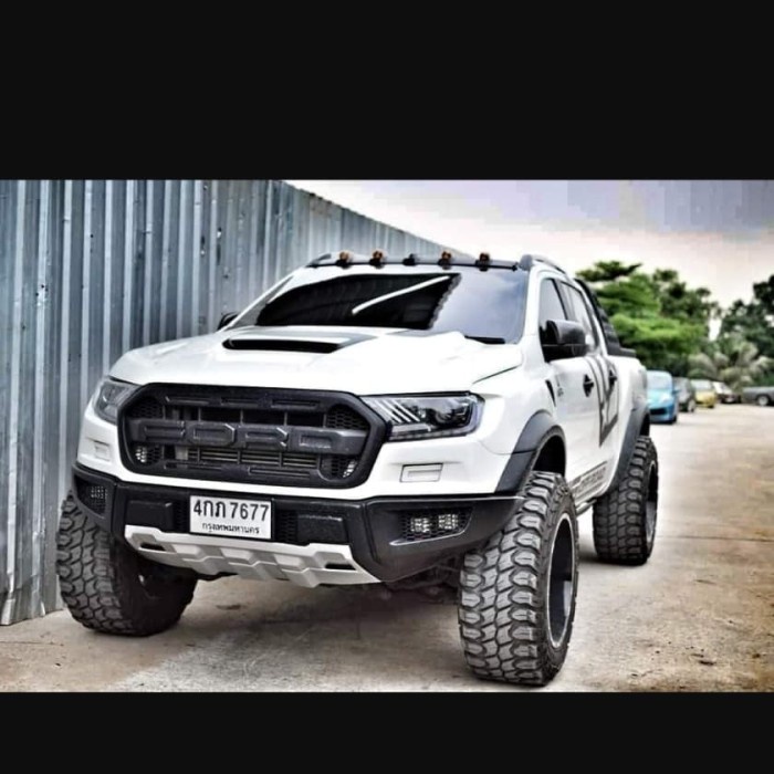Jual Ford ranger raptor Spider F150 wide body + hood custom Lp G ...