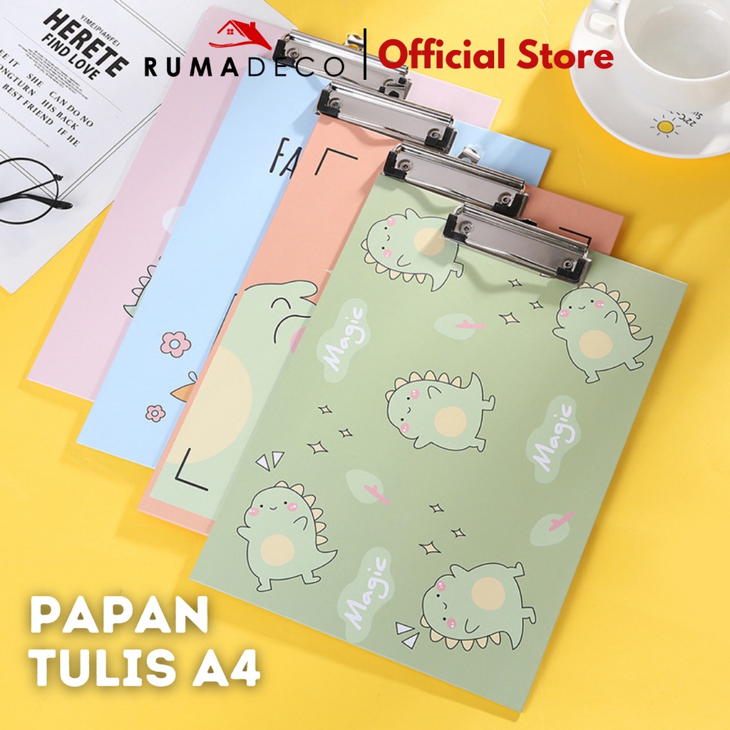 Jual RUMADECO PAPAN UJIAN A4 | PAPAN TULIS JALAN A4 | CLIPBOARD A4 ...