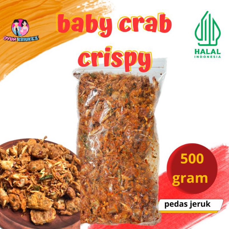 Jual BABY CARB CRISPY 500 GRAM| BABY CRAB PEDAS DAUN JERUK | BABY CRAB ...