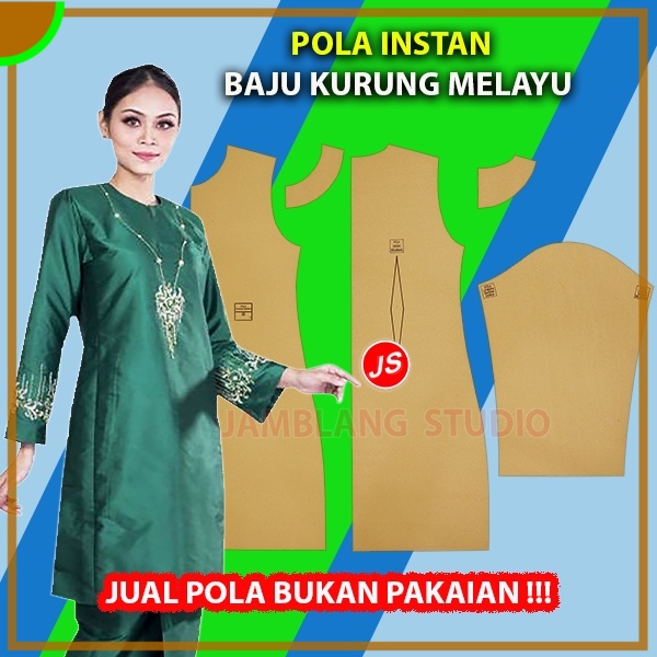 Jual Pola Instan Baju Kurung Melayu | Aneka Pola | Shopee Indonesia