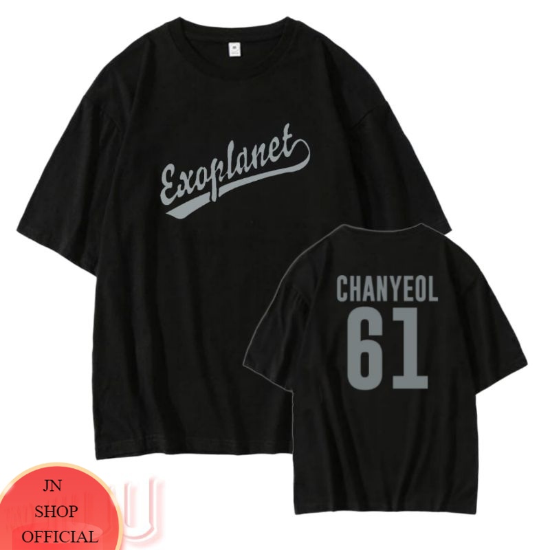 Jual JNSHOP Kaos Kai Exo Font Exoplanet Silver Nama Nomor belakang ...