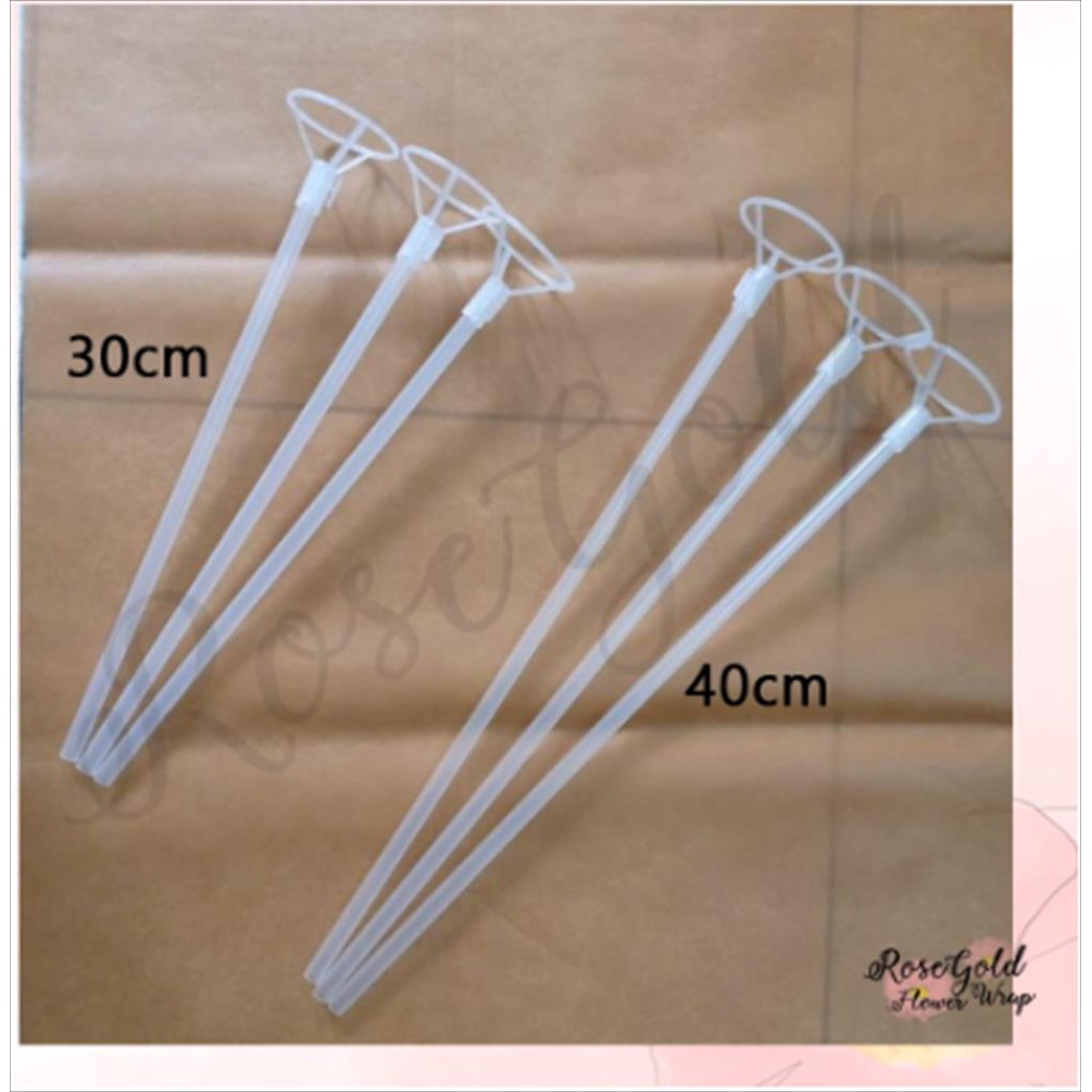Jual [1 BATANG] PVC Balloon Plastic Stick Holder / Tangkai Balon PVC ...