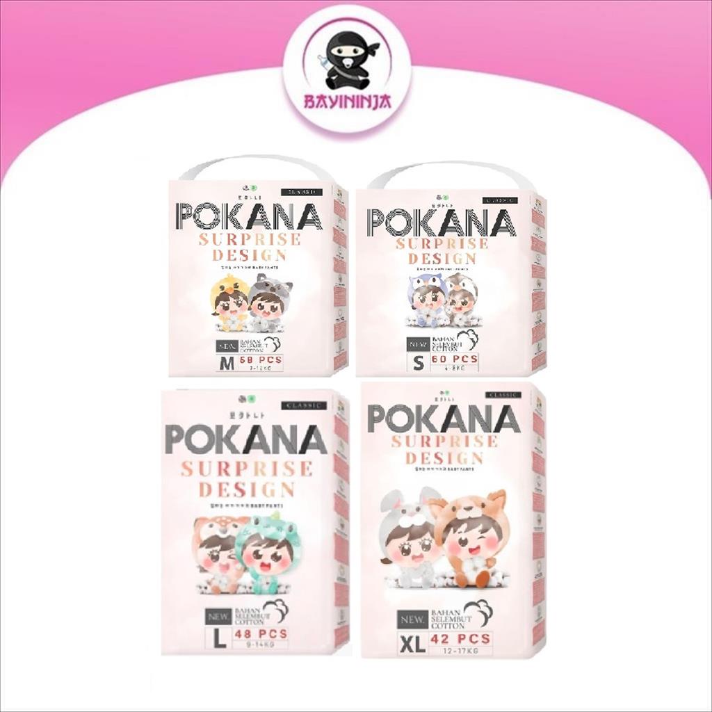 Jual Pokana Baby Pants Popok Celana Big Pack S60 M58 L48 XL42 | Shopee ...