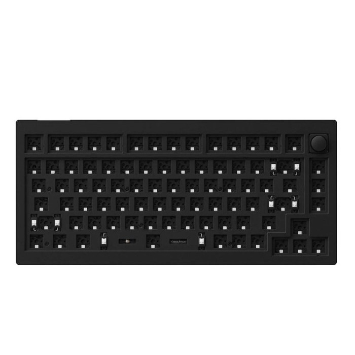 Jual Keychron V1 QMK BAREBONE Knob Version Custom Mechanical Keyboard ...
