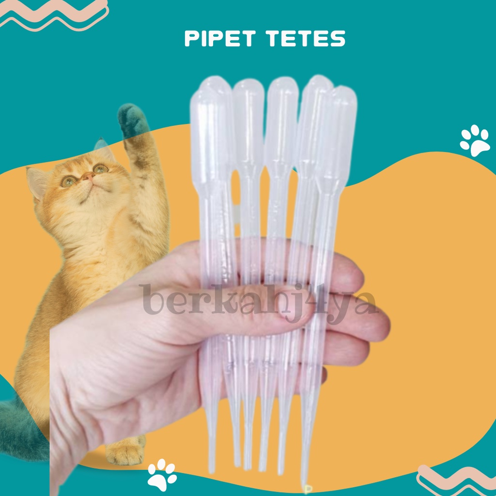 Jual PIPET TETES KUCING PIPET UNTUK PEMBERIAN OBAT ATAU SUSU HEWAN 3ML ...