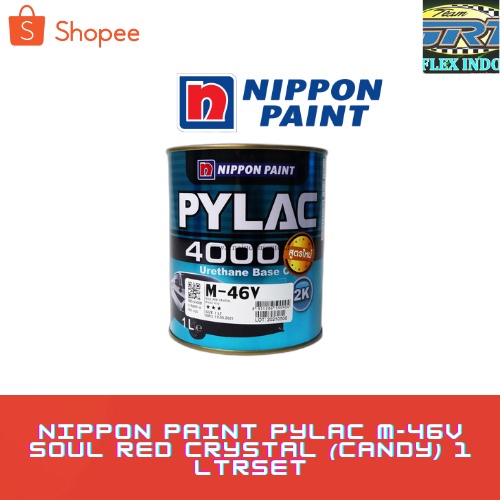 Jual Nippon Paint PYLAC M-46V Soul Red Crystal (Candy) 1 ltrset ...