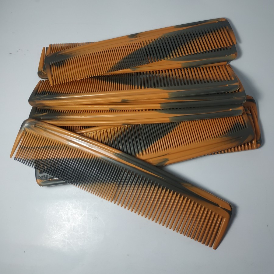 Jual Sisir Coklat Top / Sisir Lurus Panjang 20cm Halus Kasar | Shopee ...