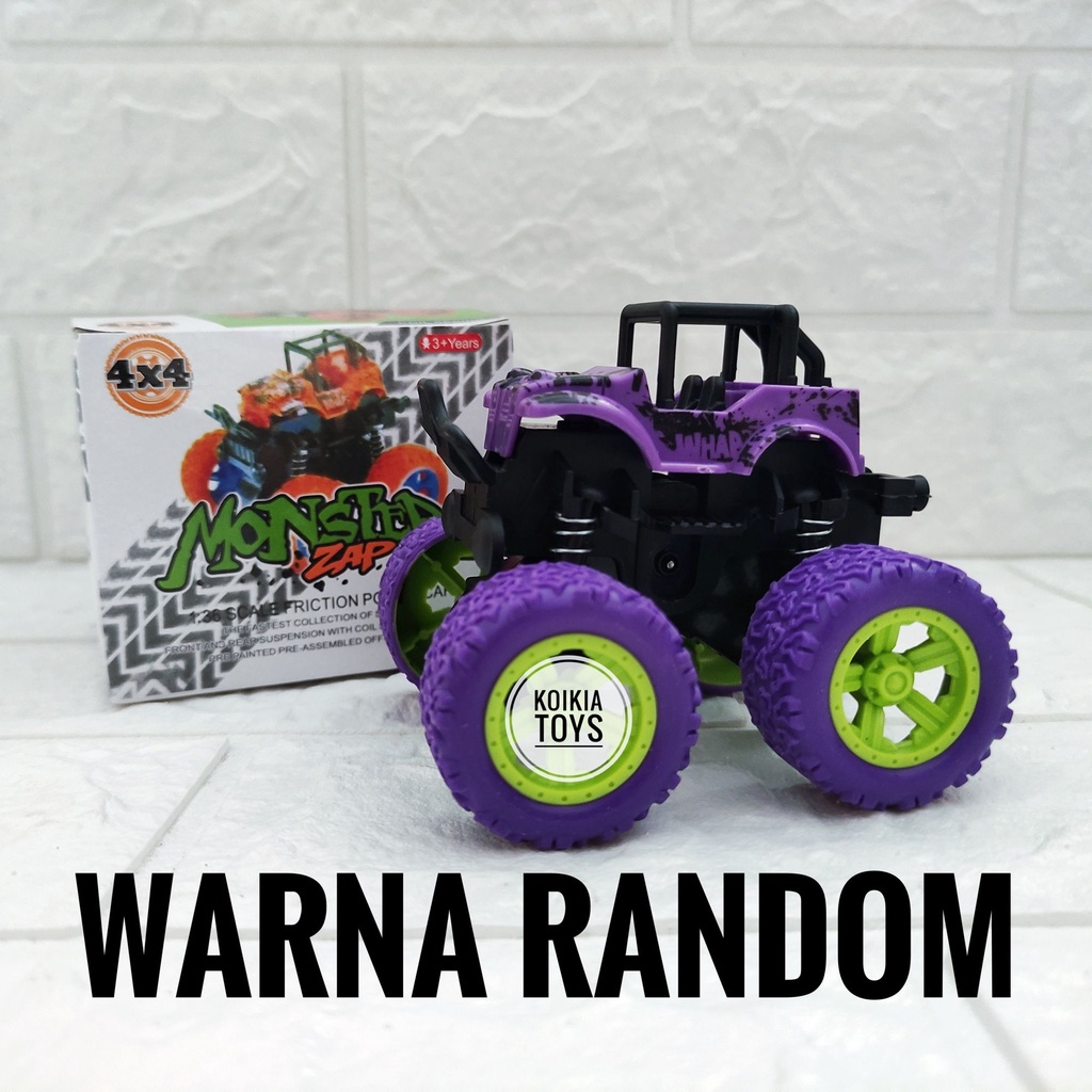 Jual Mainan anak mobil jeep monster zap offroad 4 WD | Shopee Indonesia