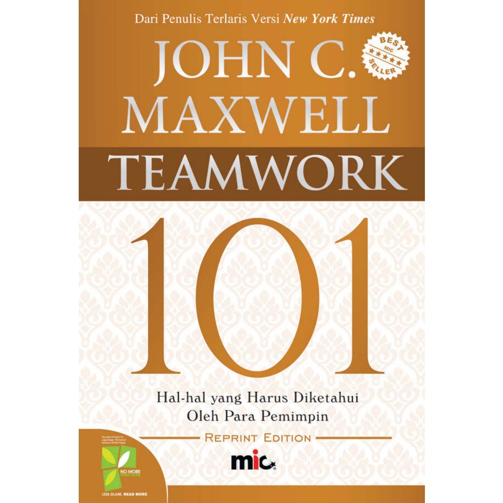 Jual Buku Teamwork 101 - John C Maxwell | Ready | Shopee Indonesia