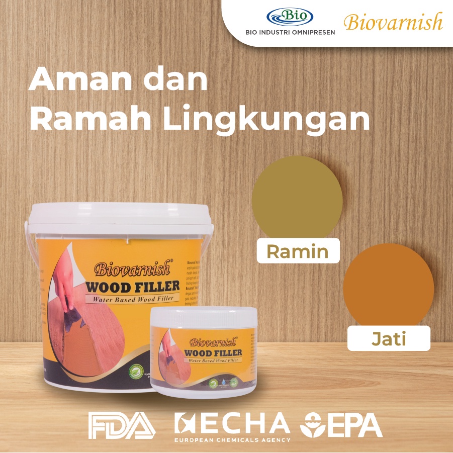 Jual DEMPUL KAYU KECIL JATI RAMIN WATERBASED | BIOVARNISH WOOD FILLER ...
