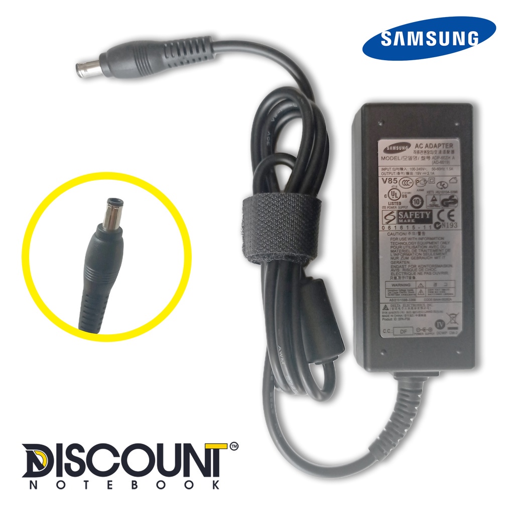 Jual Adaptor Charger Laptop Samsung NC108 N100 N128 NP530U3B NP530U3C ...