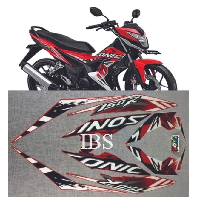 Jual STRIPING HONDA SONIC 150R MERAH 2017 STANDAR LIS R POLET | Shopee ...