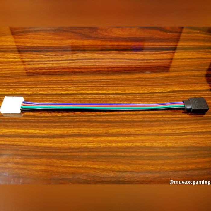 Jual MG - Connector led strip RGB 4 pin tanpa solder (konektor jepit ...