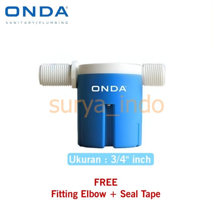 Jual STOP KRAN OTOMATIS HORIZONTAL 3/4" ONDA PELAMPUNG KERAN AIR TOREN ...