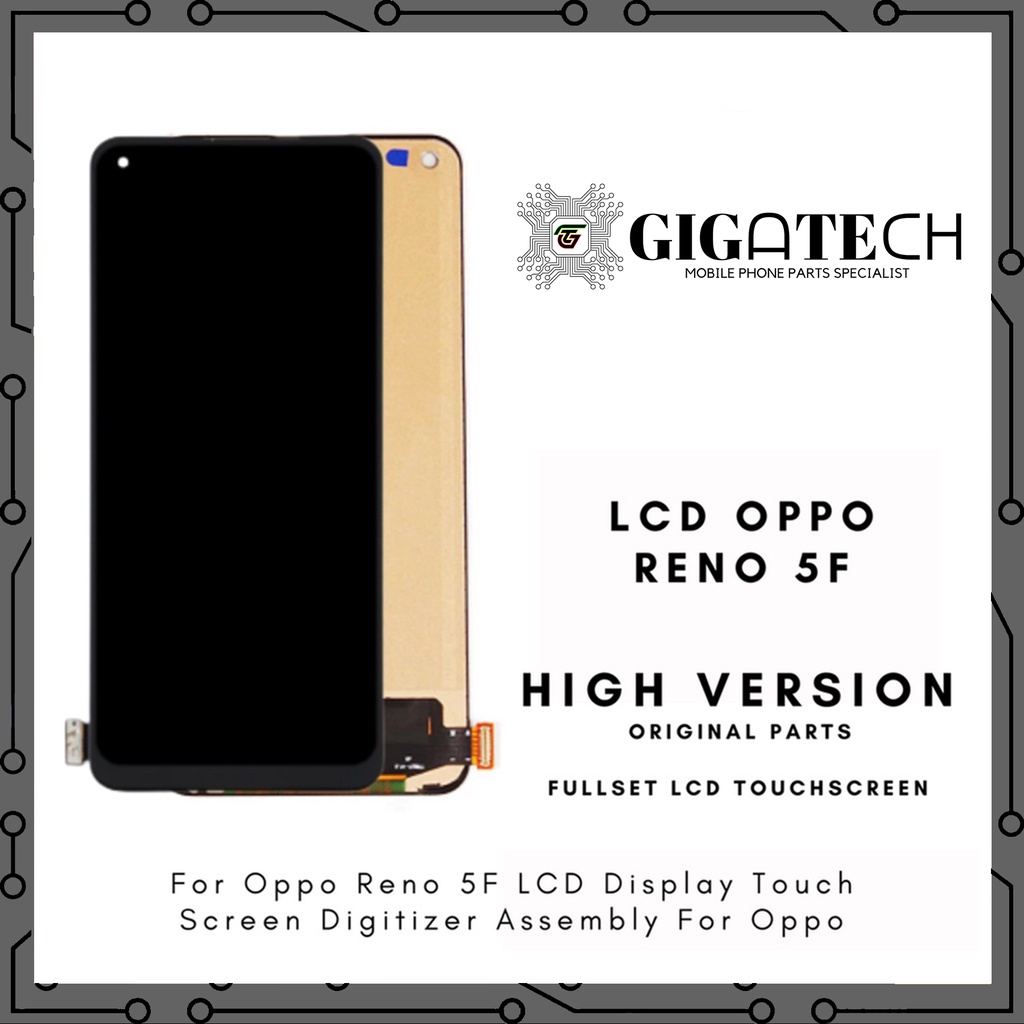 Jual LCD Oppo Reno 5F Original 100% Fullset Touchscreen Non Finger ...
