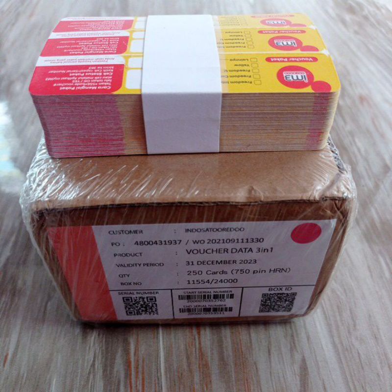 Jual { 1BOX ISI 750SN } VOUCHER INDOSAT KOSONG / ZERO INDOSAT(NASIONAL ...