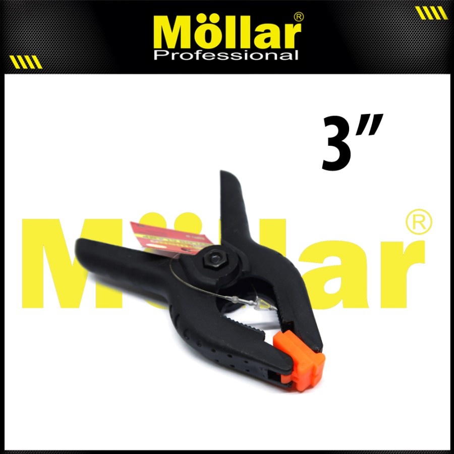 Jual BISON Spring Clamp 3" Inch Nylon Penjepit Kayu Besi Klem Catok ...