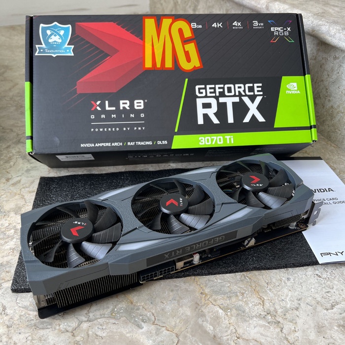 Jual PNY Geforce RTX 3070 TI XLR8 Gaming UPRISING 8GB GDDR6X | Shopee Indonesia