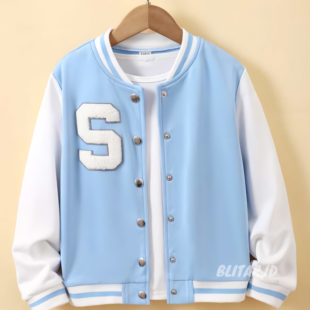 Jual Jaket Varsity Baseball Anak Laki-Laki Perempuan Model Bomber ...