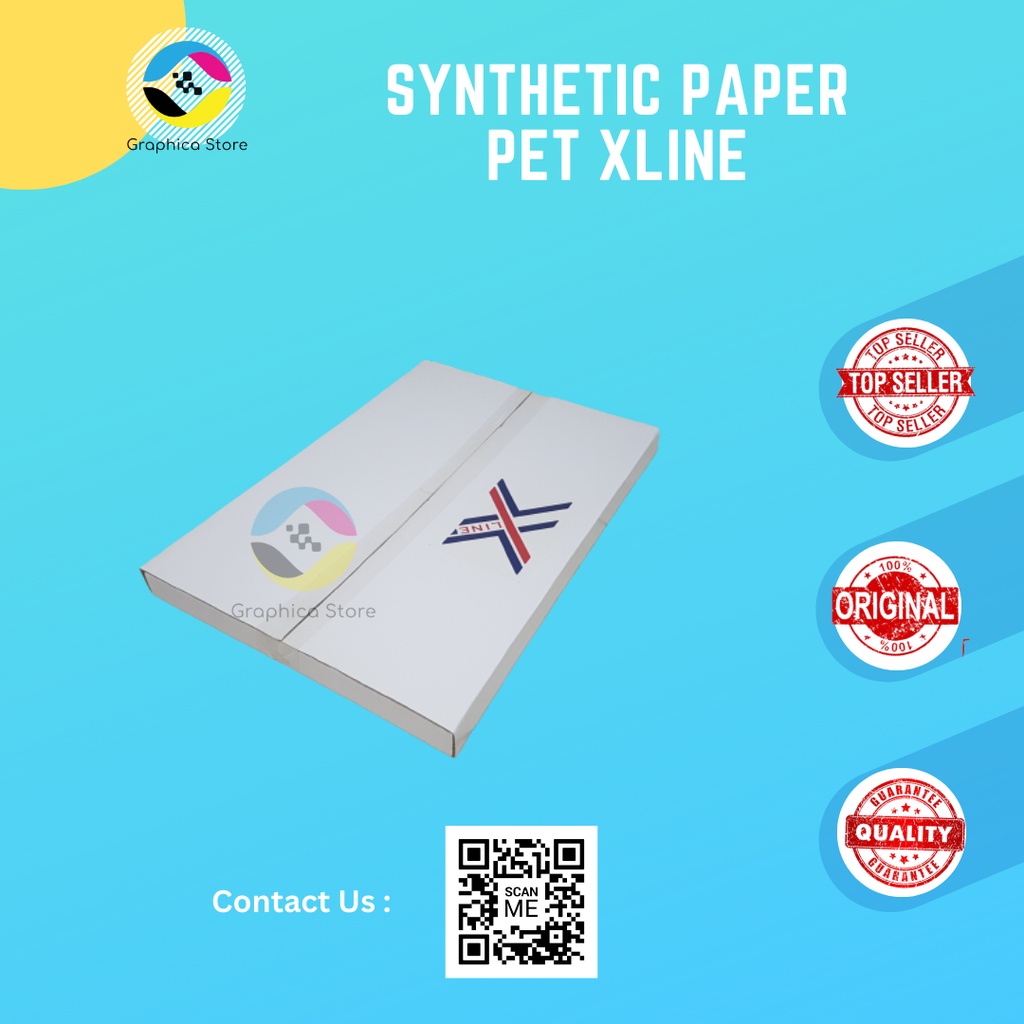 Jual LMO Bahan Kertas Anti Sobek - Synthetic Paper Matte 125 Micron PET ...