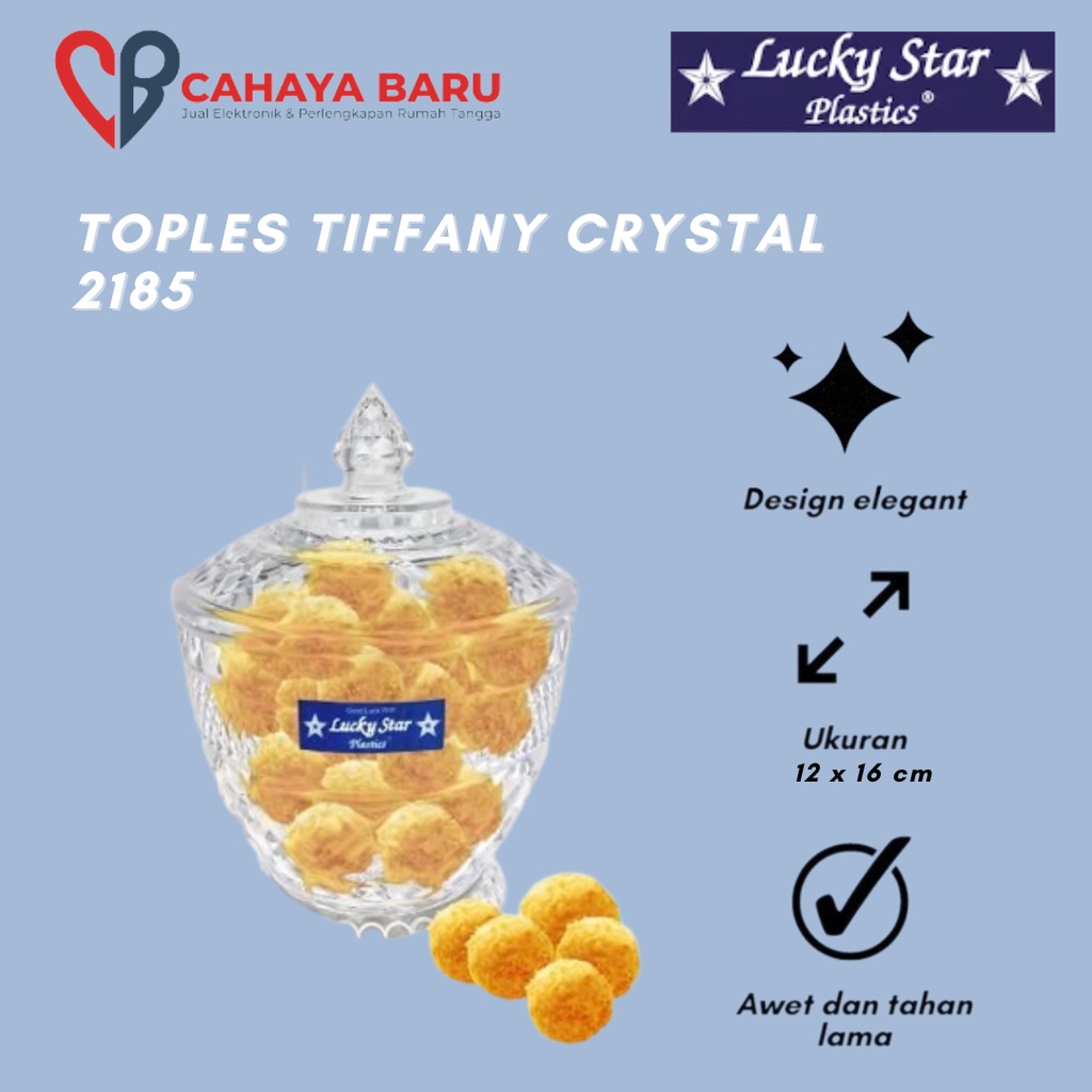 Jual LUCKY STAR TOPLES TIFFANY CRSTL 2185 | Shopee Indonesia