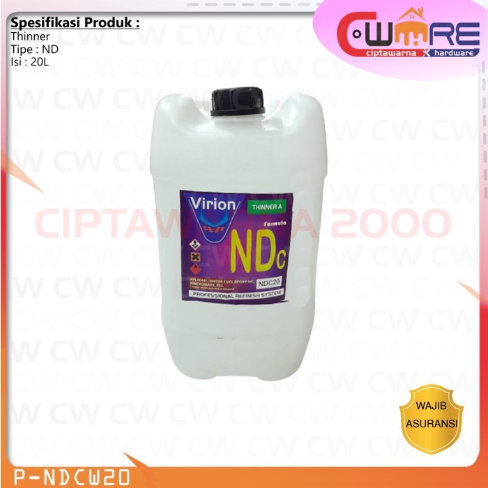 Jual THINNER ND SERBAGUNA - 20 LITER - CWK | Shopee Indonesia