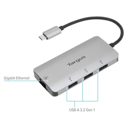 Jual TARGUS ACA959AP USB-C Ethernet Adapter with 3x USB-A Ports ...