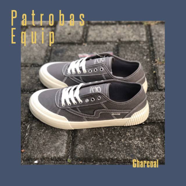 Jual Sepatu Patrobas Equip Low Charcoal 100% Original BNIB | Shopee ...