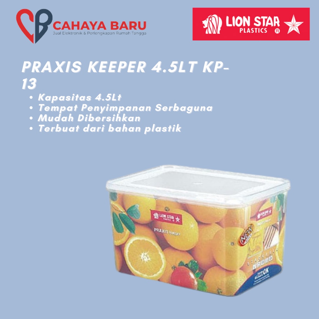 Jual LION STAR PRAXIS KEEPER 4.5LT KP-13 (GO-SEND) | Shopee Indonesia