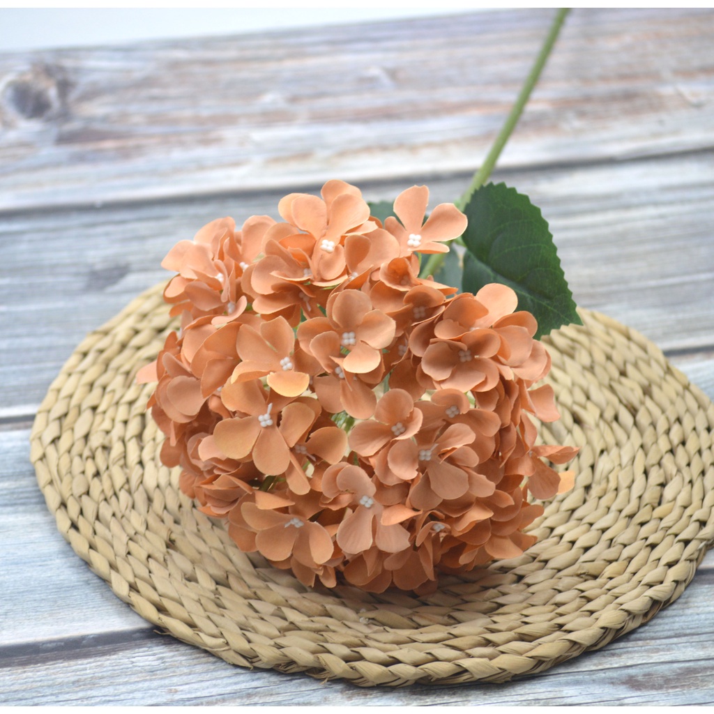 Jual HANACO - Bunga Hydrangea HORTENSIA 70CM Bulat Jumbo 1Kuntum ...