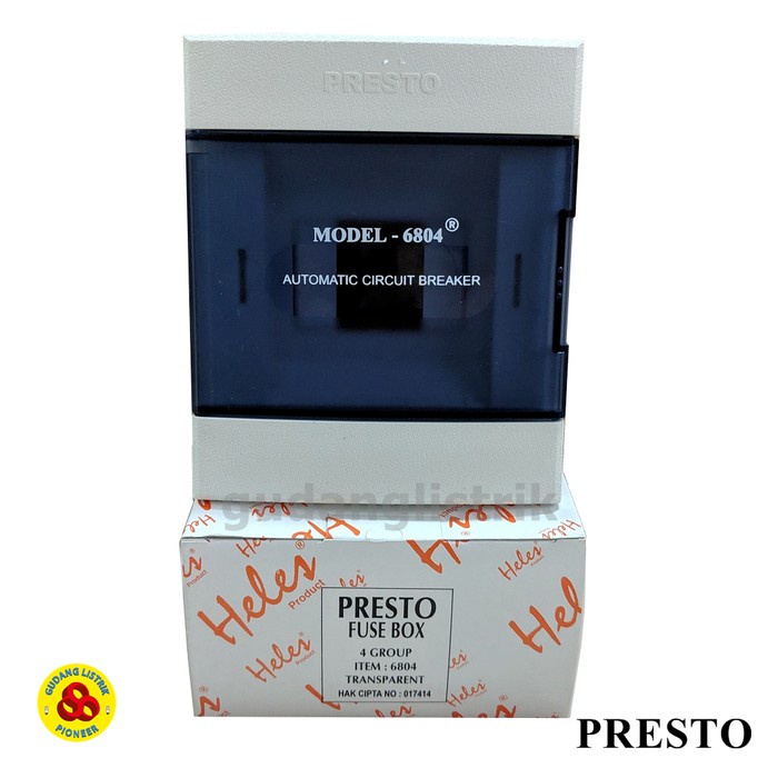 Jual BOX MCB BOX PRESTO 4 Grup + cover 7204/7104 | Shopee Indonesia