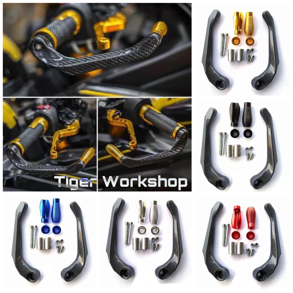 Jual Proguard Carbon Handguard Carbon Model Sabit Universal Semua Motor ...
